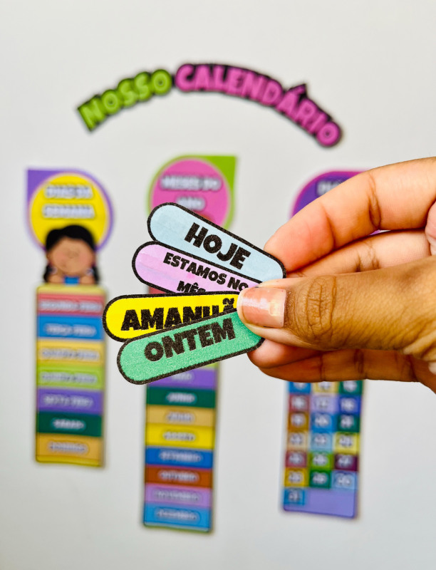 Painel Nosso Calendário - PEDAGÓGICO KIDS